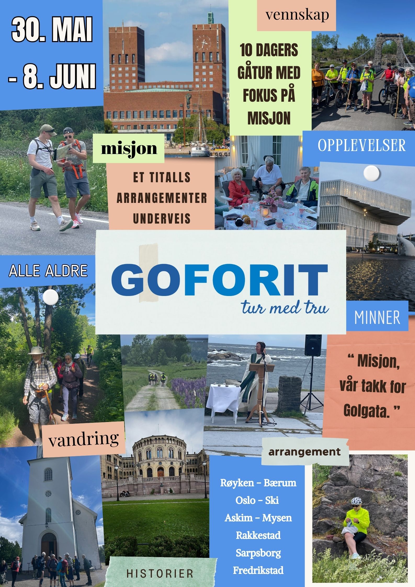 GOFORIT - tur med tru 2025 - Region VeBu